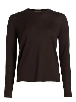 Co Cashmere Long-sleeve Top - Brown