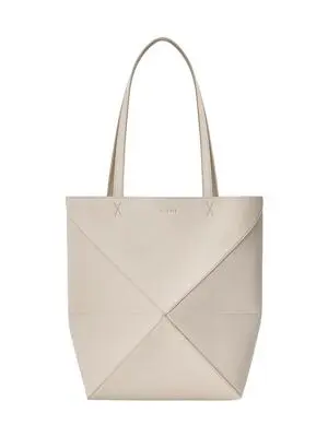 LOEWE Medium Puzzle Fold Grained Leather Tote Bag