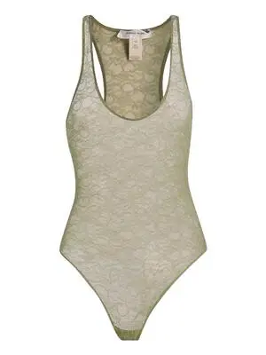 RONNY KOBO Luchy Floral Lace Bodysuit