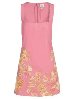 Hemant & Nandita Floral A-line Minidress - Multi