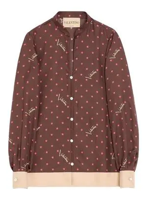 VALENTINO Stelline Firma Starry Twill Shirt