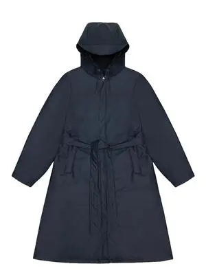 Rains A-line Longer W Jacket - Navy