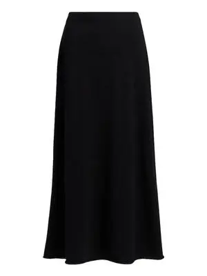 THE ELDER STATESMAN Jersey-knit Cashmere Maxi Skirt - Black