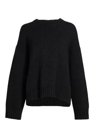 GANNI Chunky Wool-blend Sweater - Phantom
