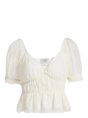 CAMI NYC Henrietta Lace Crop Top