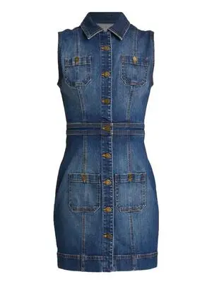 Ramy Brook Katalina Denim Minidress - Medium Wash