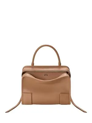 Loewe Amazona 180 Medium Leather Handbag - Mocha