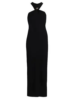 Ronny Kobo Ziamara Column Maxi Dress - Black
