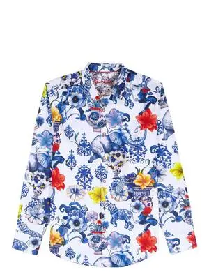 Robert Graham Piccadilly Floral Cotton Shirt - Multi