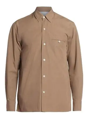 Officine Générale Lionel Cotton Poplin Shirt Ginger Bread