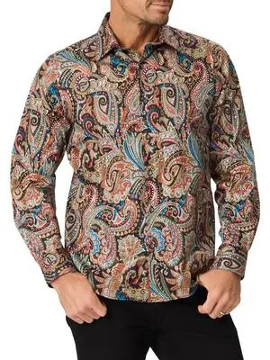 Robert Graham Ferncraw Paisley Stretch-cotton Shirt - Multi