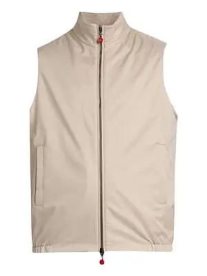Kiton Reversible Full-zip Vest - Beige