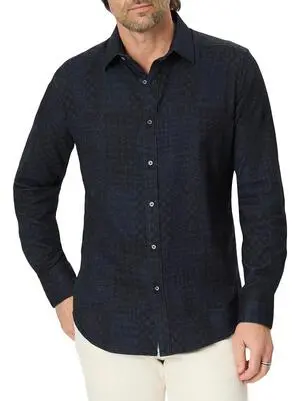 Robert Graham Lawerence Plaid Woven Shirt - Navy