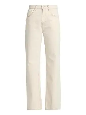 Ba&sh Stunner Studden Straight Jeans - Ecru