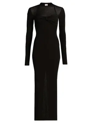 Nanushka Artemiz Bodycon Midi-dress - Anthracite