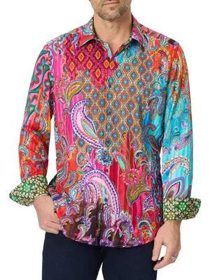 Robert Graham Embellished Paisley Shirt - Multi