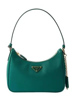 Prada Re-edition 2005 Saffiano Leather Shoulder Bag Green