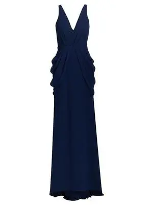 VERA WANG BRIDE Corse Draped Sleeveless Gown
