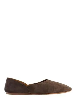 KHAITE Jane Suede Flats