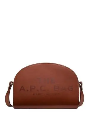 MARC JACOBS X A.P.C. Marc Jacobs X A. P.c. Marc Jacobs X A. P.c. Demi Lune Crossbody Bag - Hazelnut