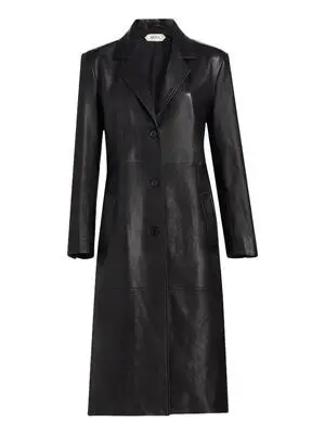 ARMA Aisa Leather Longline Jacket