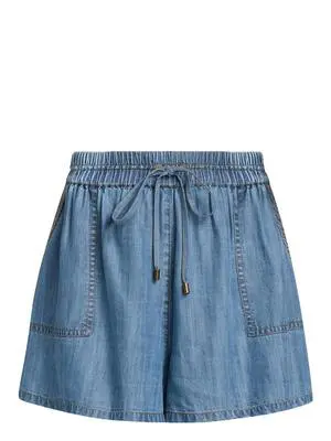 Ramy Brook Annalise Denim Shorts - Light Chambray