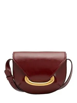 WANDLER Veneto Small Leather Crossbody Bag - Ruby Glaze