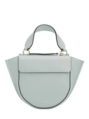 WANDLER Hortensia Leather Crossbody Bag - Ice