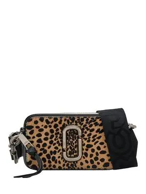 Marc Jacobs The Cheetah Calf Hair Snapshot Crossbody Bag - Leopard