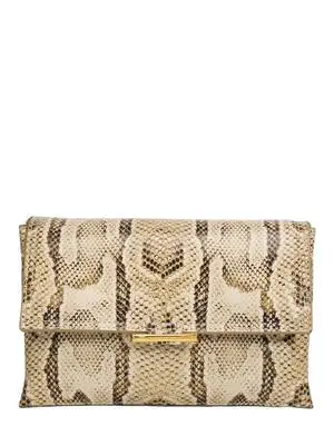 WANDLER Ida Trio Snakeskin-print Leather Crossbody Bag - Island Python