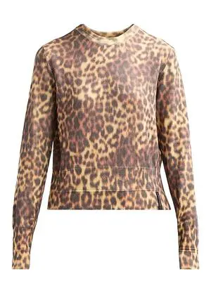 Marc Jacobs Leopard Print Sweater - Brown Multi
