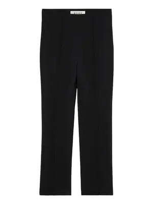 RÓHE Straight-leg Ankle Cigarette Trousers - Black