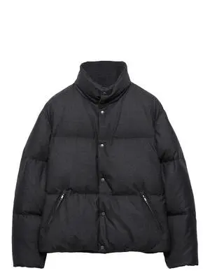 Prada Weight Cashmere Down Jacket - Grey