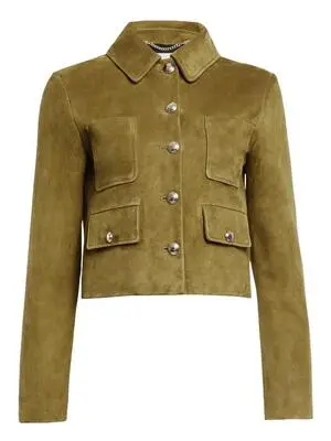 Altuzarra Astley Suede Jacket - Breen
