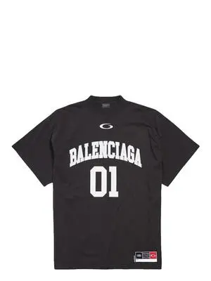Balenciaga Basketball Series Oversized T-shirt - Black