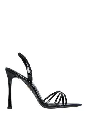 Retrofete Anabel 105mm Leather Slingback Sandals - Black
