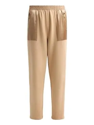 Ramy Brook Frances Satin-trim Pants - Camel