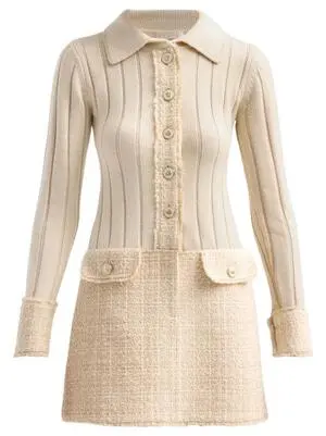 Ramy Brook Ellen Mini Shirtdress - Bone