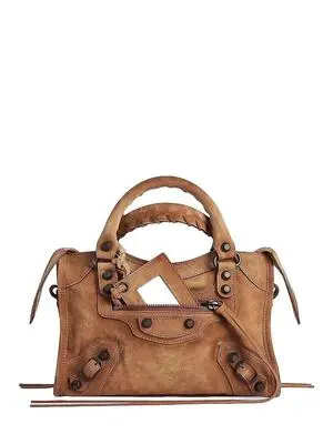 Balenciaga Le City Top Handle Bag - Camel
