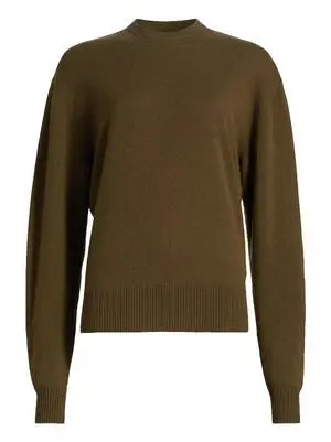 TOTEME Classic Wool-silk Crewneck Sweater - Hazel