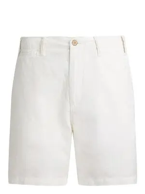 Polo Ralph Lauren 8.5-inch Classic-fit Linen-cotton Shorts Deckwash White