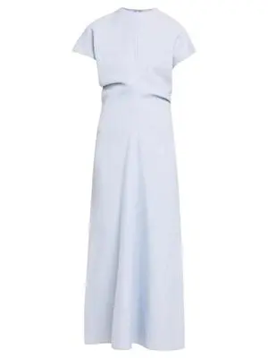 TOTEME Slouch Waist Midi Dress Sky