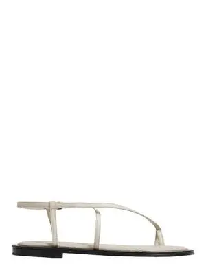 A.emery Reef Leather Sandals - Eggshell