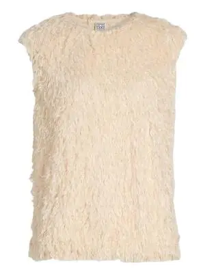 TOTÊME Feathered Jersey Sleeveless Top