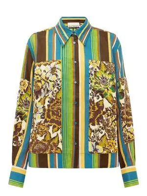 ALEMAIS Charlie Linen Printed Shirt - Multi