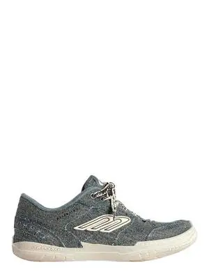 Balenciaga Hamptons Denim Sneakers - Blue Off White