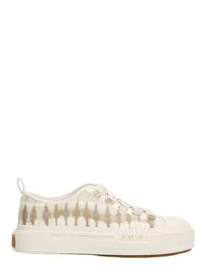 Amiri Tie-dye Court Low-top Sneakers - Alabaster