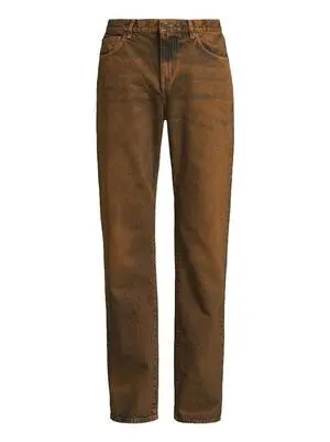 Blk Dnm Relaxed Straight Jeans - Desert