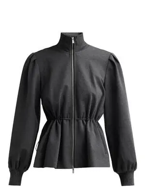 TOCCIN Ida Drawstring-waist Jacket - Shadow