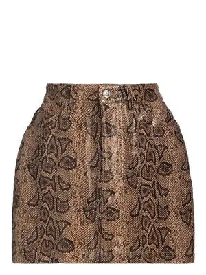 Ksubi New World Error Super X Snakebite Faux-leather Miniskirt - Assorted